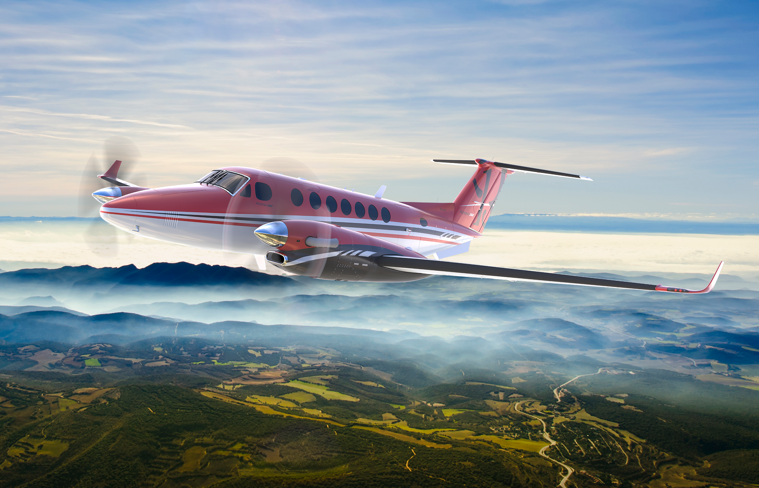 Beechcraft King Air special “Crimson Edition” unveiled in honor of 60th ...